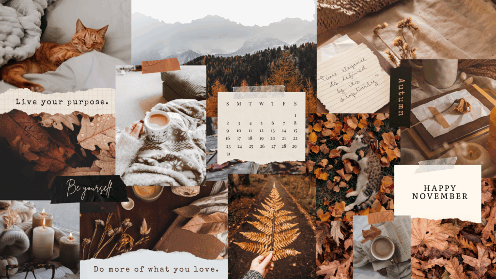 30 Free November 2025 Desktop Calendar Backgrounds (EASY DOWNLOAD)