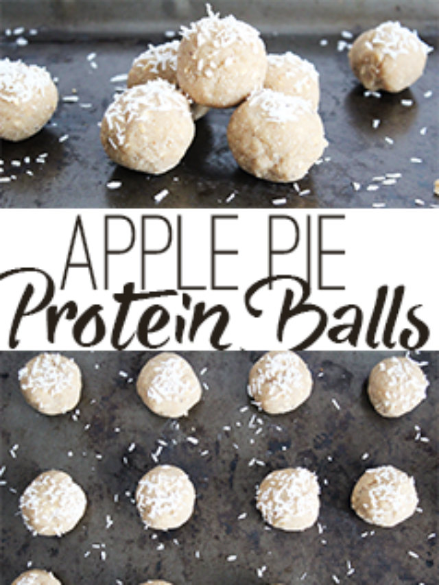 APPLE PIE PROTEIN BALLS story - Nikki's Plate