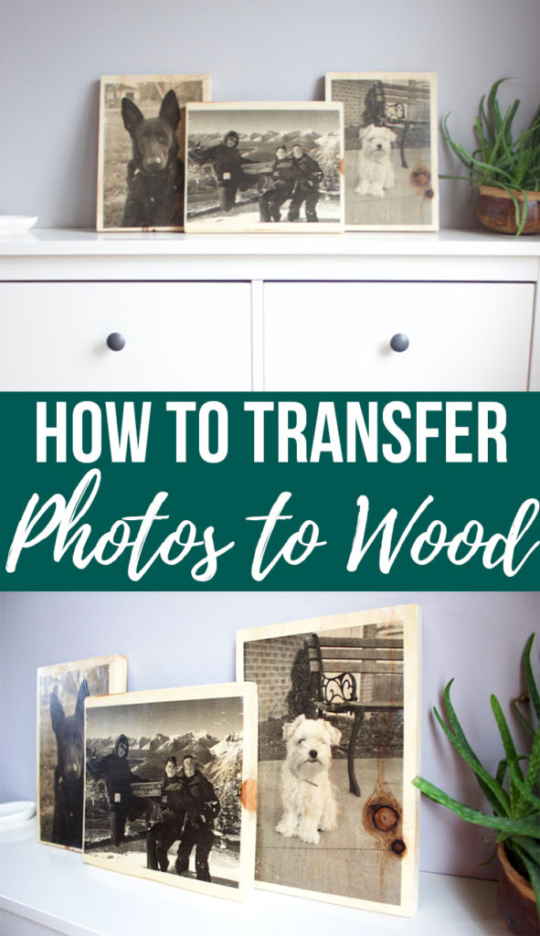 How To Transfer Photos to Wood Plaques - Nikki's Plate