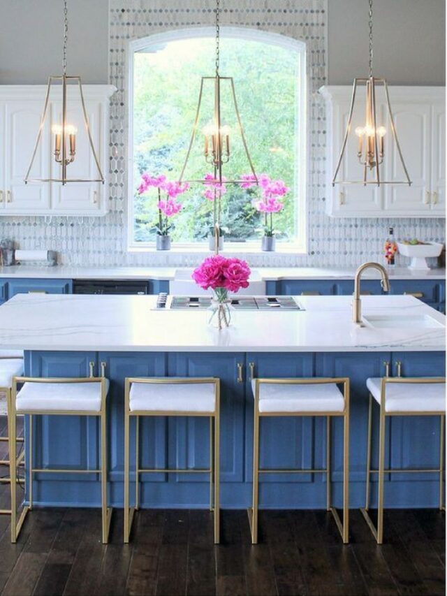 PRETTY BLUE KITCHEN DESIGNS YOU NEED TO SEE!! - Nikki's Plate