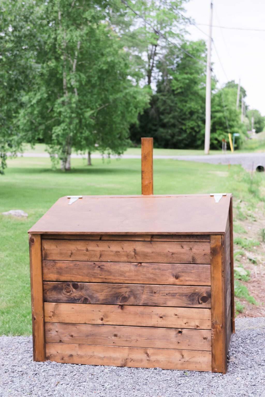 How To Build an Outdoor Garbage Box (DIY Guide) - Nikki's Plate