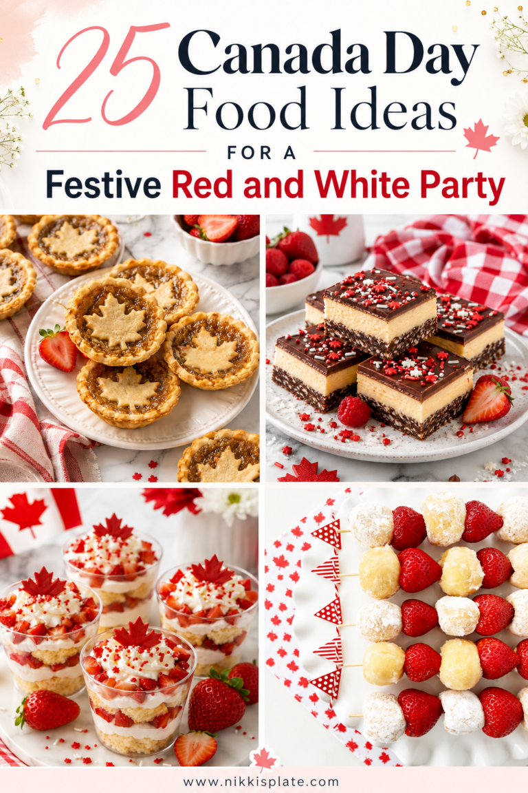 25 Canada Day Food Ideas for a Festive Red and White Party