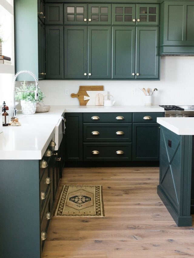 PRETTY GREEN KITCHENS YOU NEED TO SEE!! - Nikki's Plate