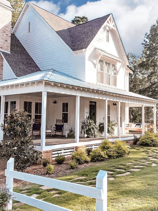 31 CHARMING FARMHOUSE FRONT PORCHES - Nikki's Plate