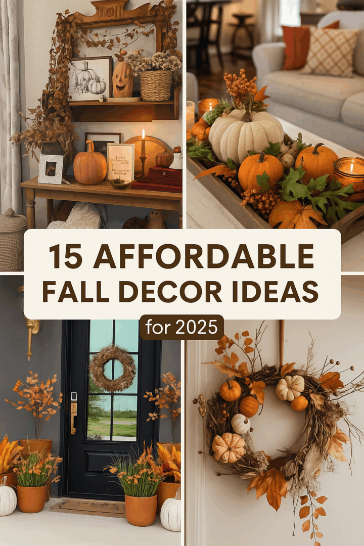 15 Affordable Fall Decor Ideas for 2025: Budget-Friendly Tips to Cozy ...