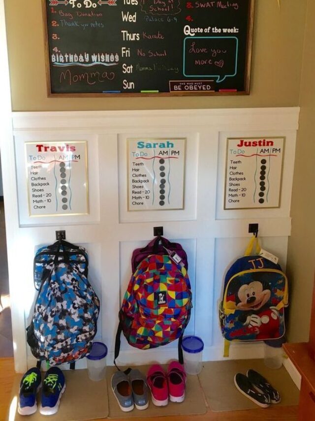 10 GENIUS BACK TO SCHOOL ORGANIZATION TIPS - Nikki's Plate