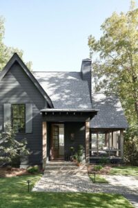 35 Best Modern Black Farmhouse Designs - Nikki's Plate