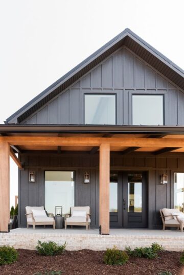 35 Best Modern Black Farmhouse Designs - Nikki's Plate