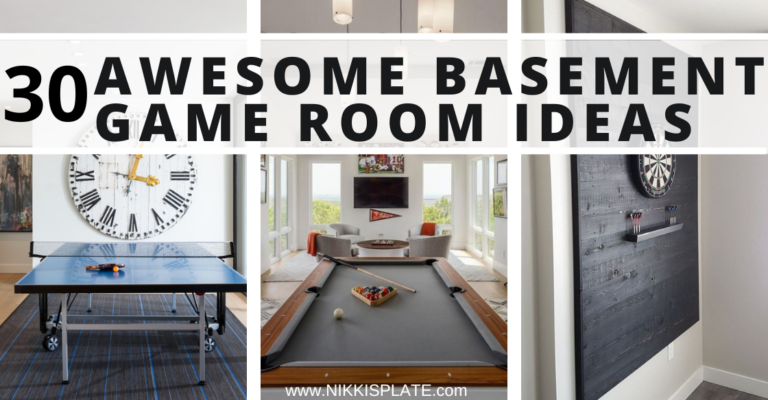 30 Awesome Basement Game Room Ideas - Nikki's Plate