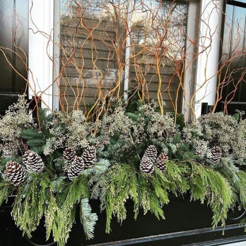 40 Christmas Window Boxes Ideas - Nikki's Plate