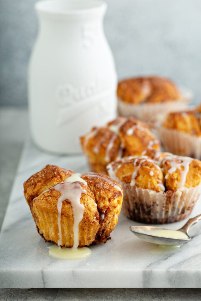 Cinnamon Monkey Bread Muffins Recipe - Nikki's Plate