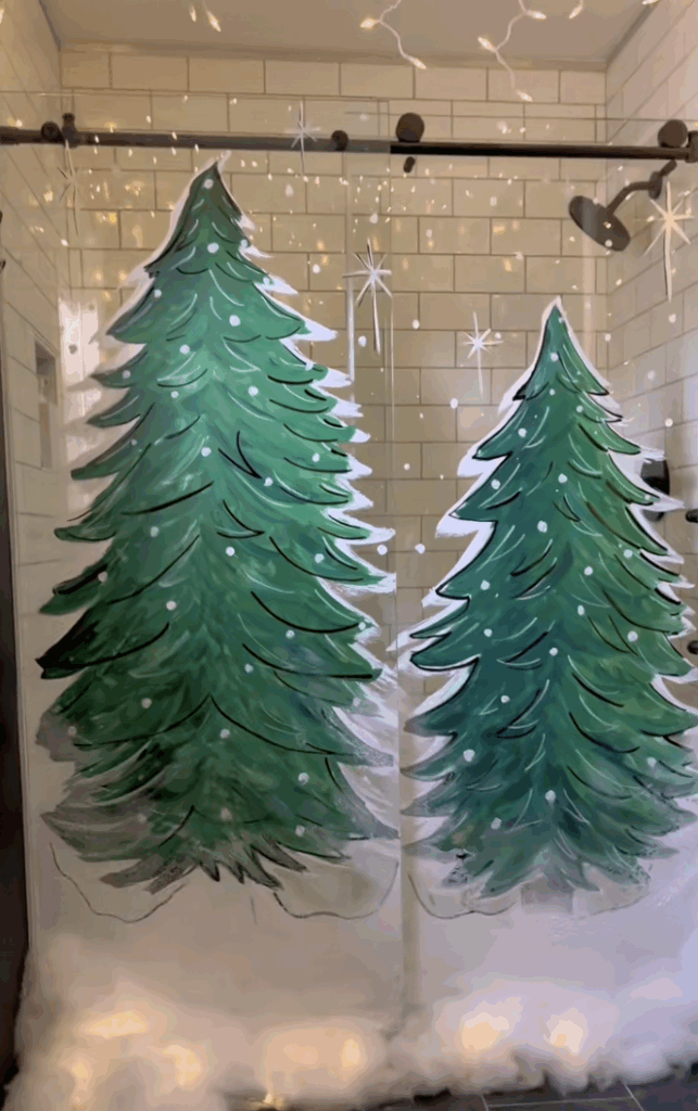 30 Cute Christmas Window Painting Ideas - Nikki's Plate