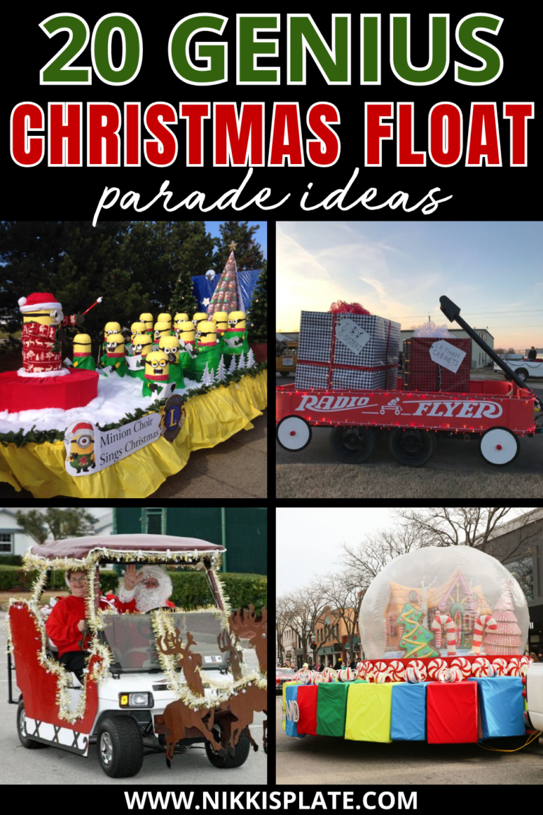 20 Genius Christmas Float Ideas - Nikki's Plate