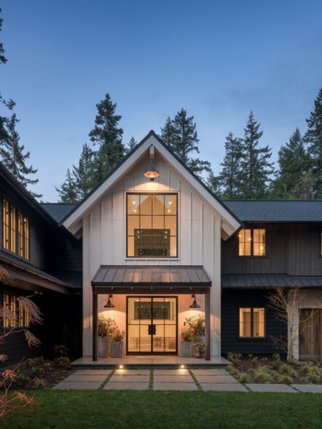 15 STUNNING MODERN FARMHOUSE EXTERIORS - Nikki's Plate