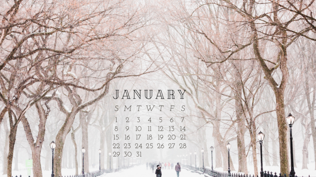 January Backgrounds Desktop