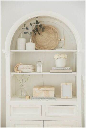 30 Beautiful Shelf Styling Ideas - Nikki's Plate