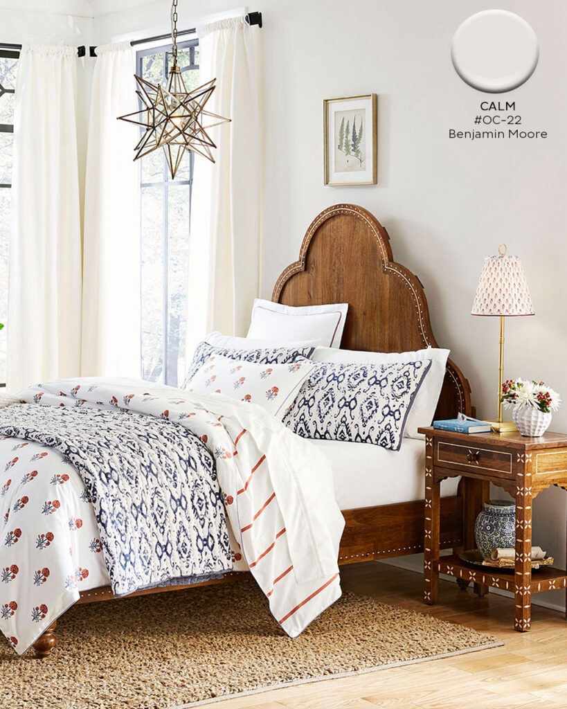 Benjamin Moore Calm Paint Color Review - Nikki's Plate