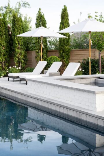 How to Create a Beautiful Backyard Pool Oasis - Nikki's Plate
