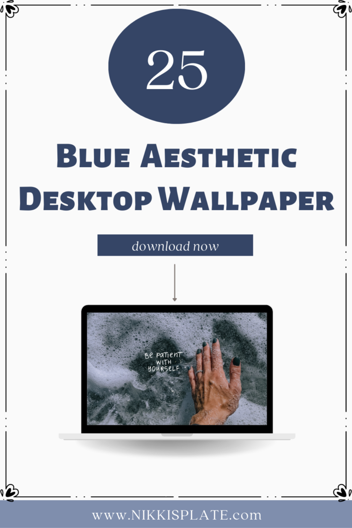25 Free Blue Aesthetic Desktop Wallpapers | Cute Blue Backgrounds
