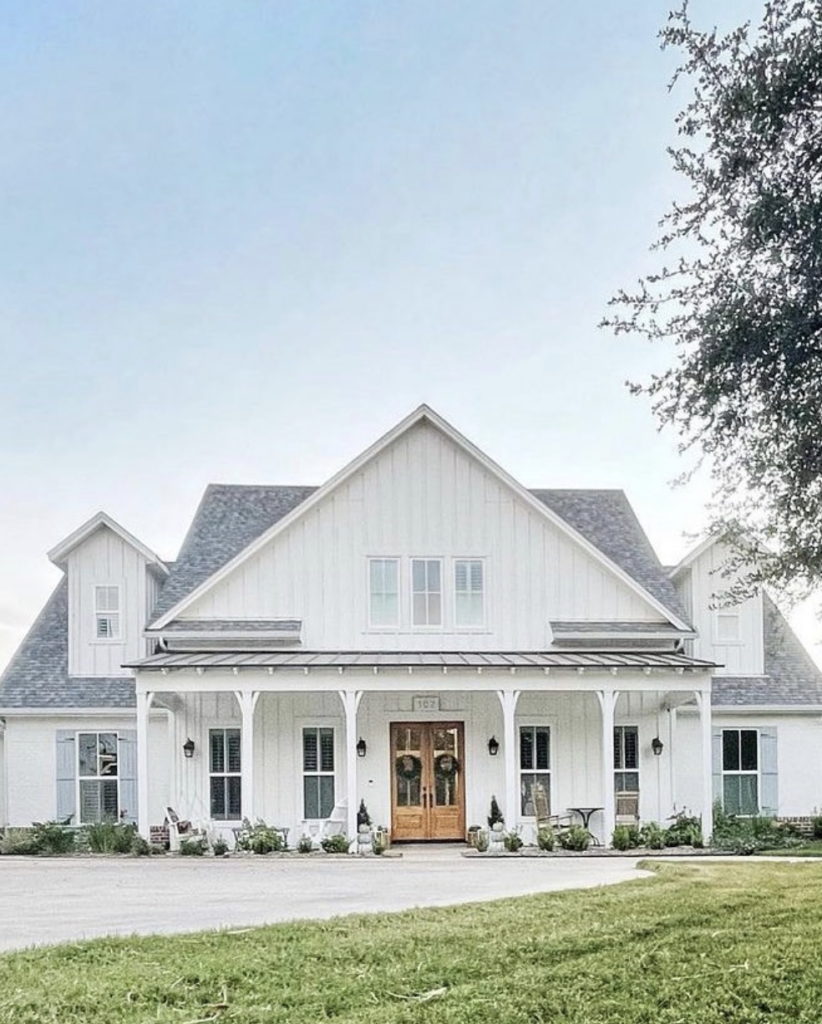 The Ultimate Guide to Farmhouse Exterior Design - Nikki's Plate