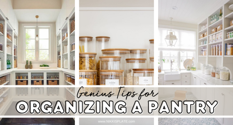 9 Ways to Organize Your Walk-in Pantry - Nikki's Plate