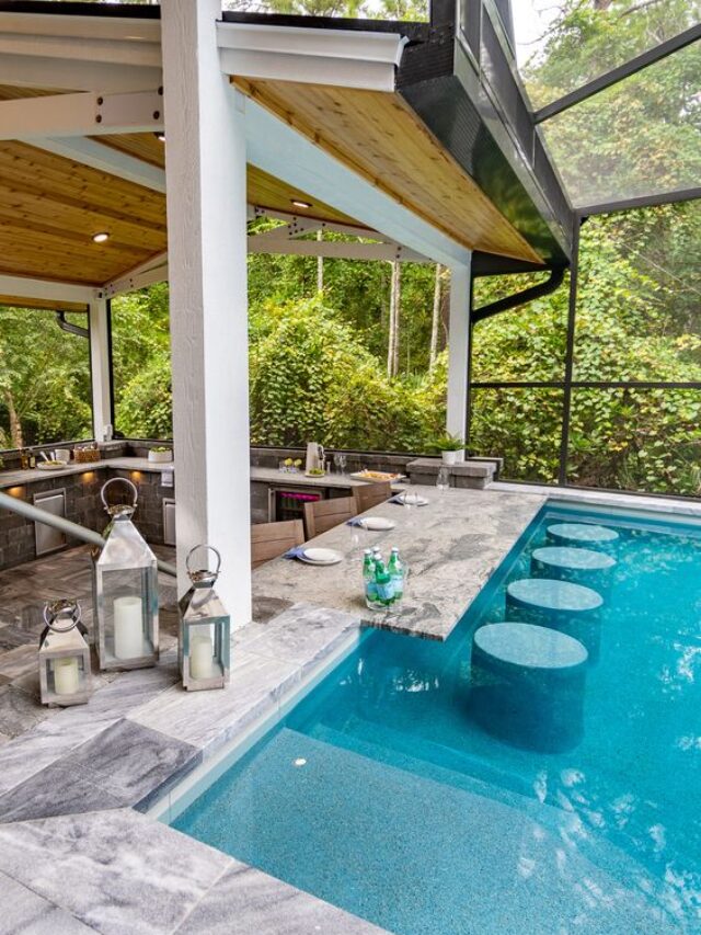 40+ POOL BAR IDEAS YOUR BACKYARD NEEDS! - Nikki's Plate