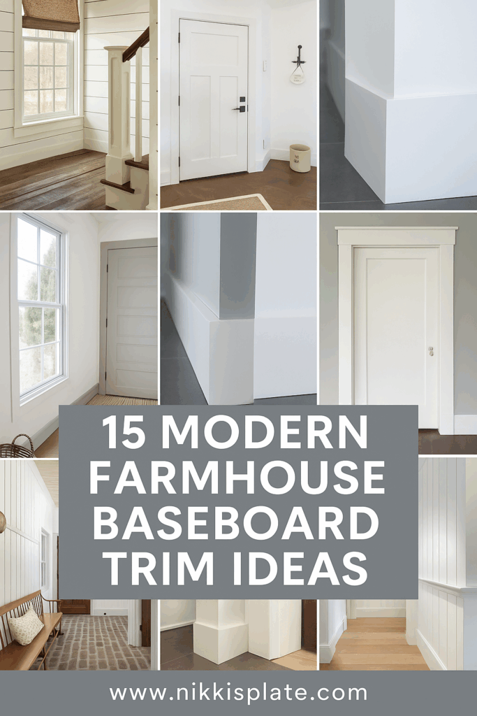 15 Modern Farmhouse Baseboard Trim Ideas You’ll Want in Your Home