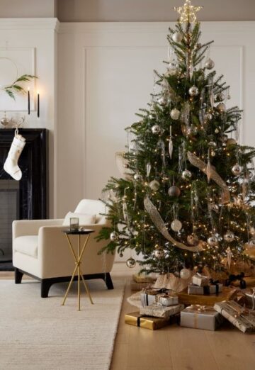 20 Fun Tinsel Christmas Tree Ideas - Nikki's Plate