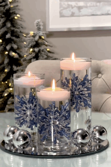 20 Festive Christmas Floating Candles - Nikki's Plate