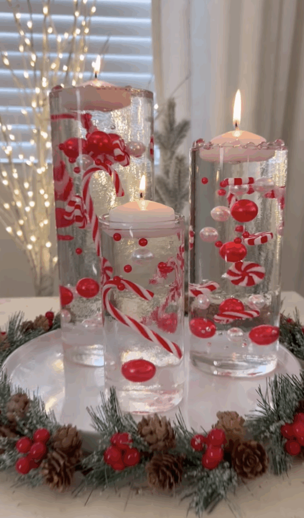 20 Festive Christmas Floating Candles - Nikki's Plate