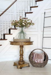 25 Perfect Round Entryway Table Ideas - Nikki's Plate