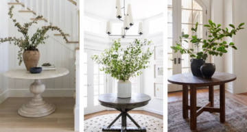 25 Stunning Round Entry Table Ideas for a Welcoming Foyer