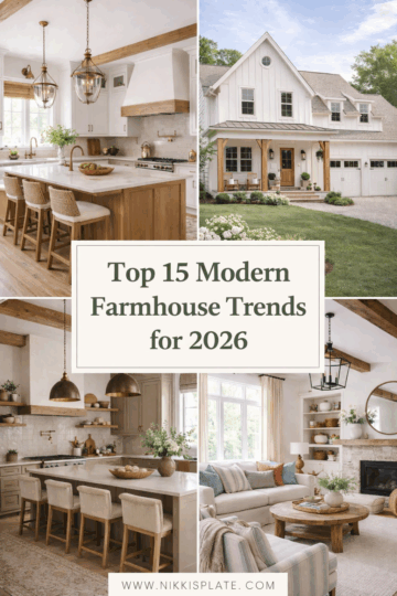 Top 15 Modern Farmhouse Trends for 2026