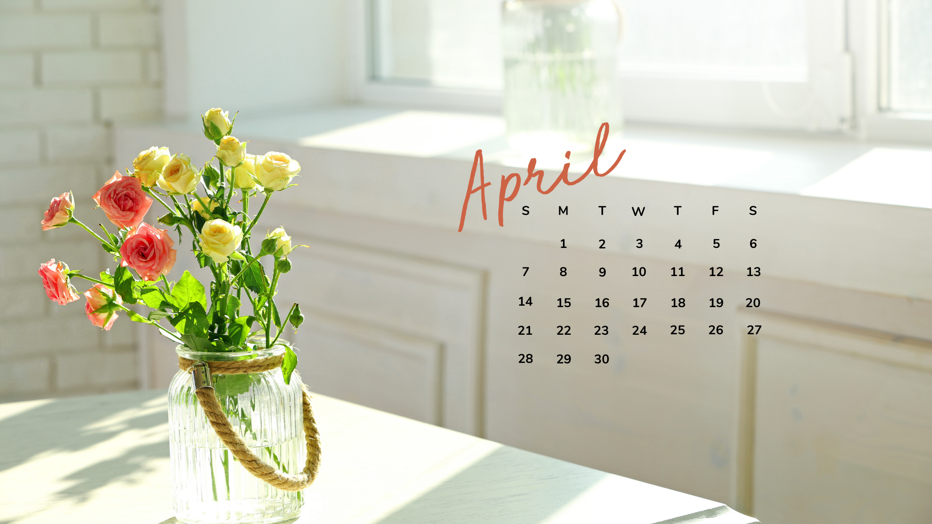 20 FREE APRIL 2024 DESKTOP CALENDAR BACKGROUNDS (EASY DOWNLOAD)