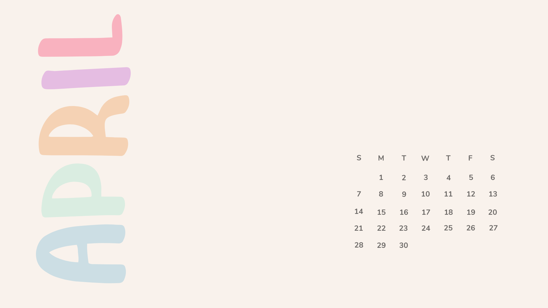 20 FREE APRIL 2024 DESKTOP CALENDAR BACKGROUNDS (EASY DOWNLOAD)