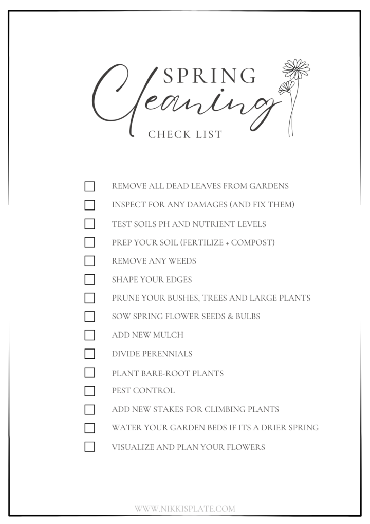 Top 10 Garden Tips for Spring Time - Nikki's Plate