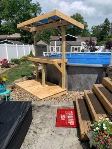 20 Genius Above Ground Pool Bar Ideas That Will Transform Your Backyard