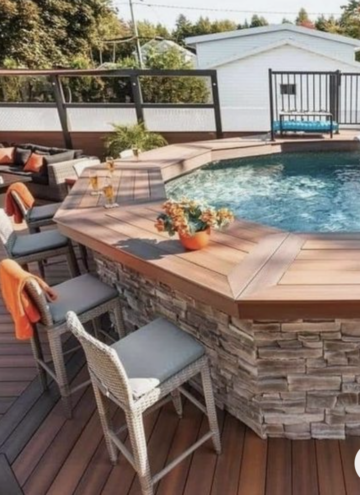 20 Genius Above Ground Pool Bar Ideas That Will Transform Your Backyard