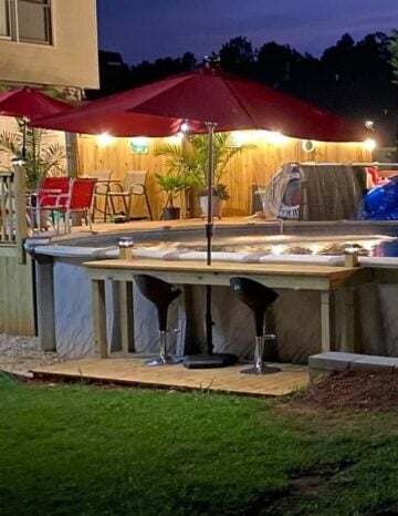 20 Genius Above Ground Pool Bar Ideas That Will Transform Your Backyard