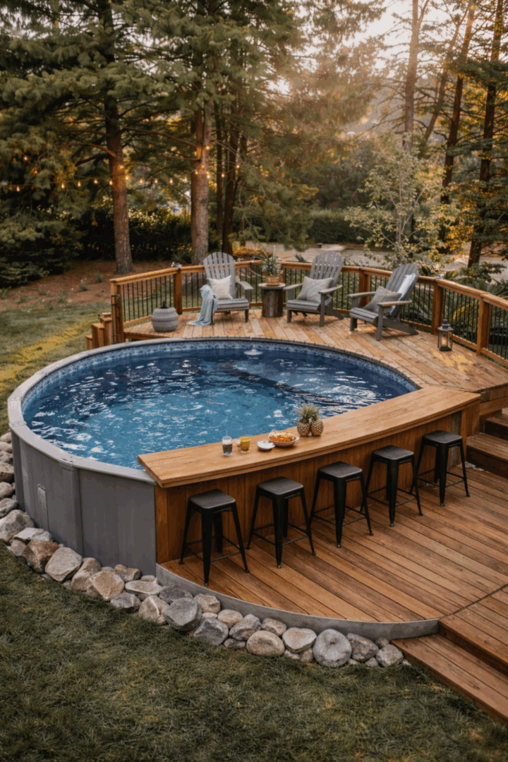 25 Genius Above Ground Pool Bar Ideas That Will Transform Your Backyard