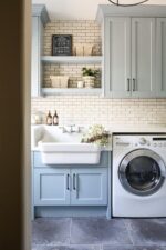 15 Pretty Light Blue Laundry Room Ideas - Nikki's Plate