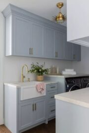 15 Pretty Light Blue Laundry Room Ideas - Nikki's Plate