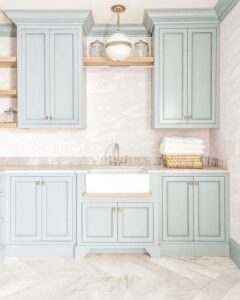 15 Pretty Light Blue Laundry Room Ideas - Nikki's Plate