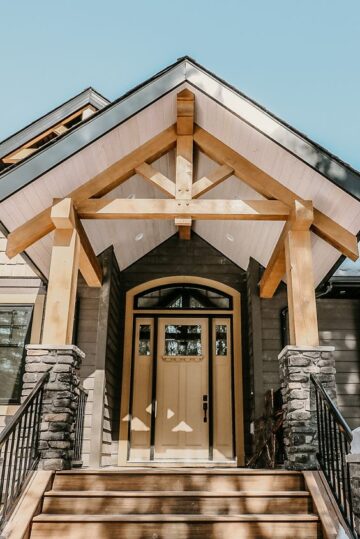 How To Enhance Your Home's Entryway with Exposed Beams - NP