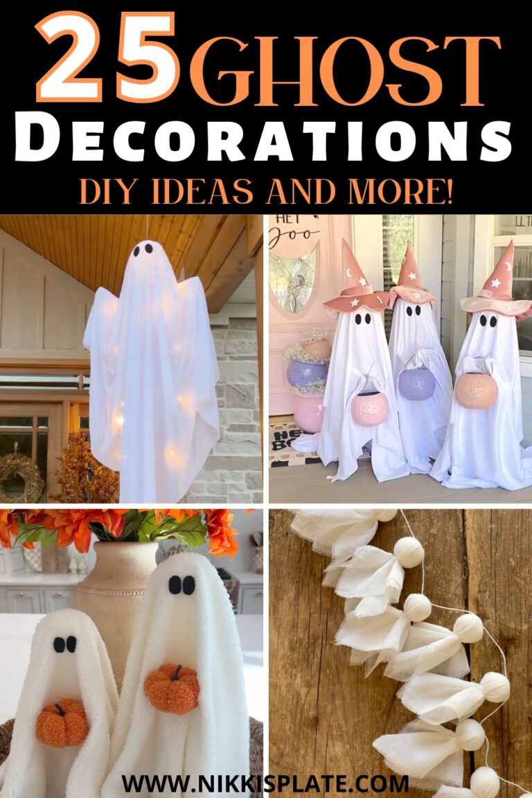 25 Best DIY Ghost Decoration Ideas for Halloween