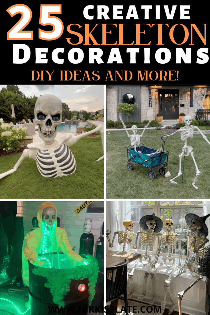 25 Creative Skeleton Decoration Ideas - Skeleton Ideas for Halloween ...