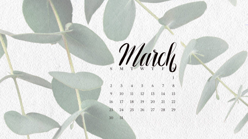20 FREE MARCH 2025 DESKTOP CALENDAR BACKGROUNDS (EASY DOWNLOAD)