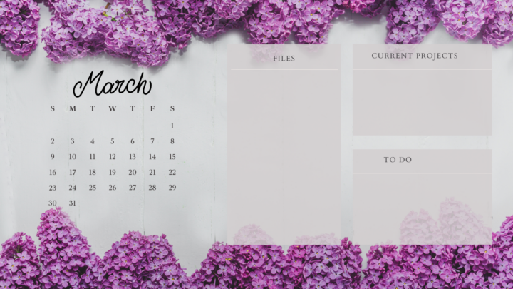 20 FREE MARCH 2025 DESKTOP CALENDAR BACKGROUNDS (EASY DOWNLOAD)