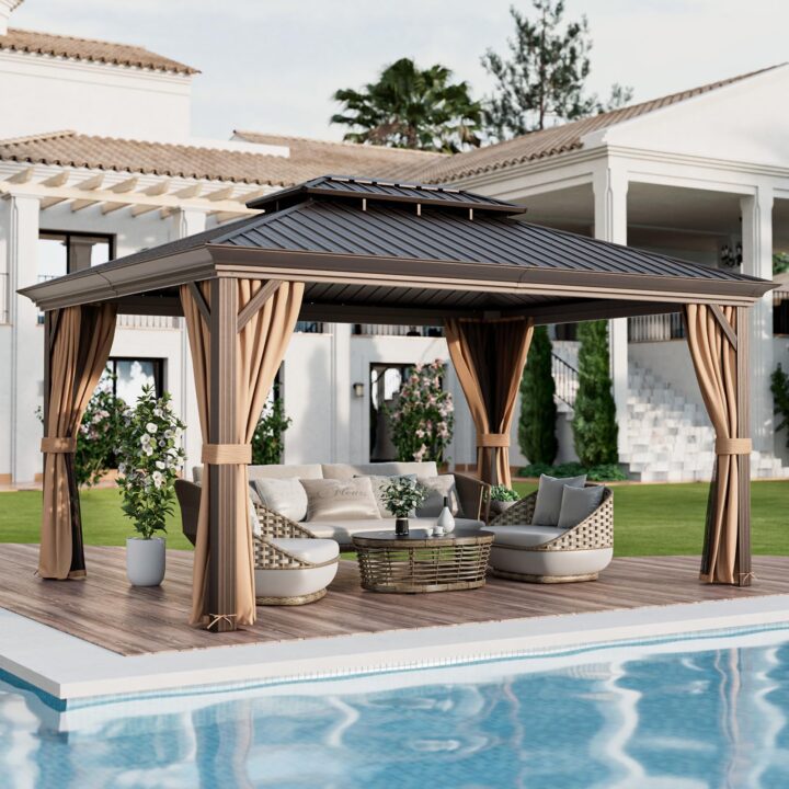 25 Pool Gazebo Ideas to Complete Your Backyard Oasis