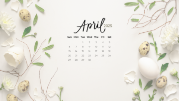 25 Free April 2025 Desktop Calendar Backgrounds (EASY DOWNLOAD) - Nikki ...